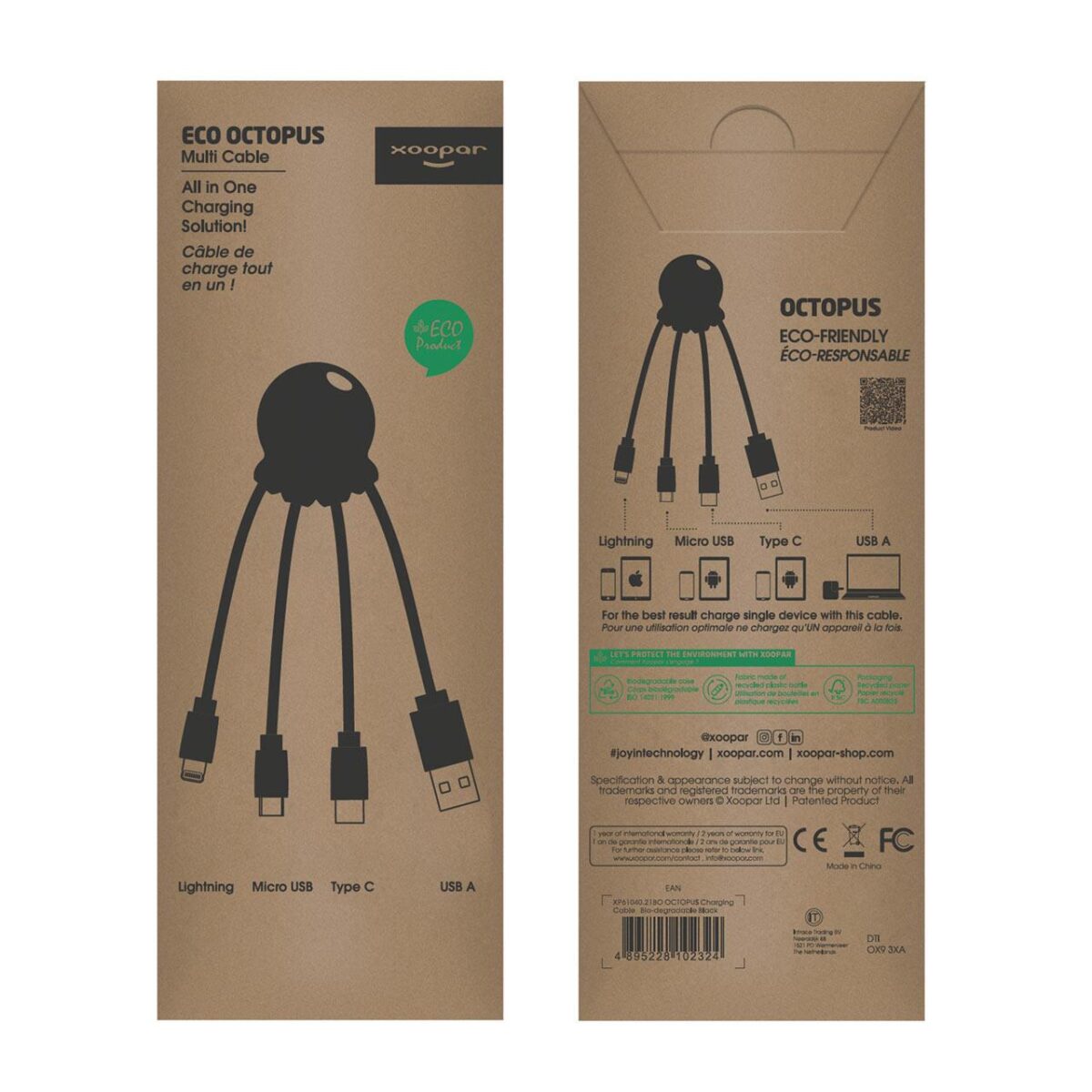 Oplaadkabel ECO Octopus - Yipp & Co