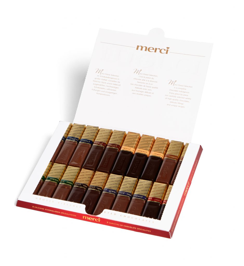 Merci chocolade finest selection met 8 verschillende smaken - Yipp & Co